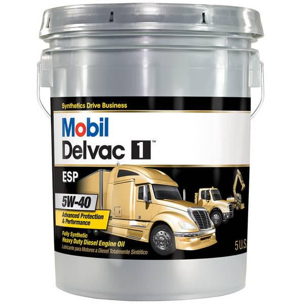 Mobil Mobil Delvac 1 ESP Heavy Duty Full Synthetic Diesel Engine Oil 5W ...