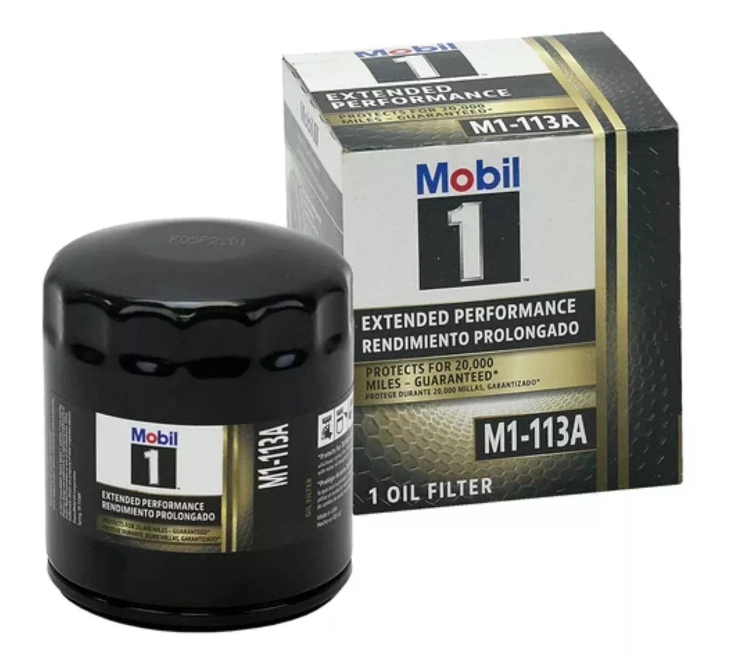 Mobil1 M1-113A Premium Extended Performance 20,000 Mile Oil Filter ...