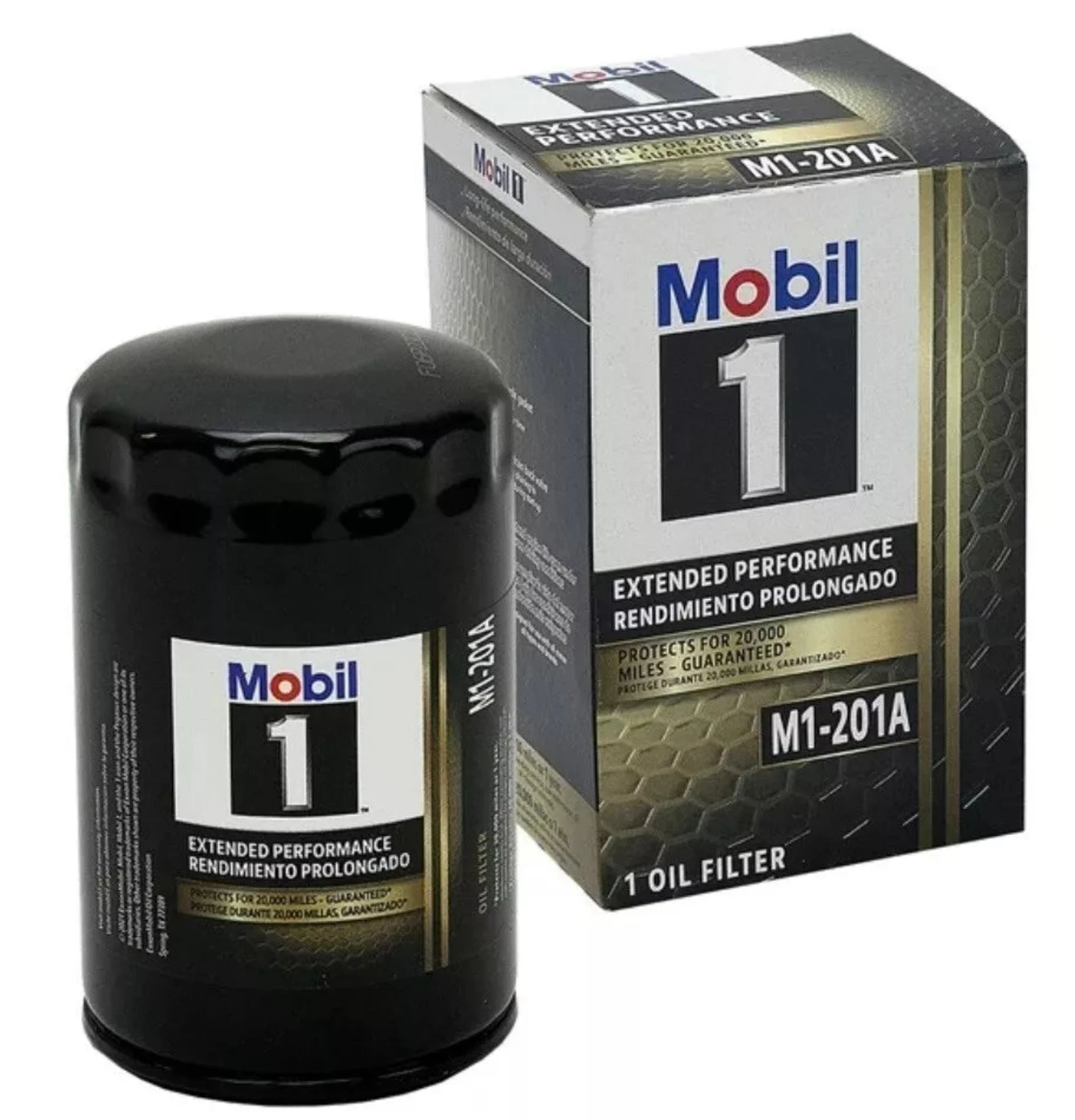 Mobil1 M1-201A Premium Extended Performance 20,000 Mile Oil Filter ...