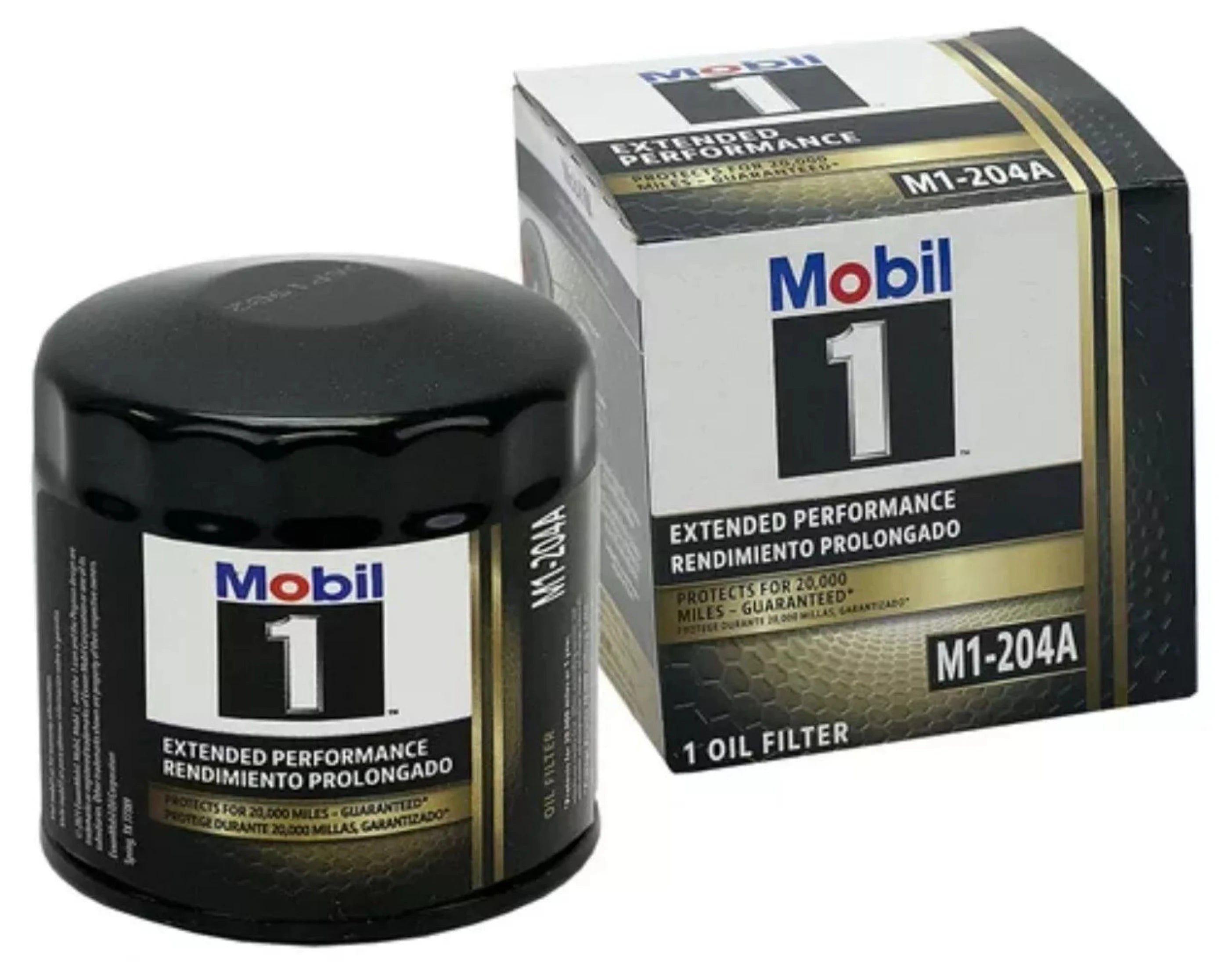 Mobil1 M1-204A Premium Extended Performance 20,000 Mile Oil Filter ...