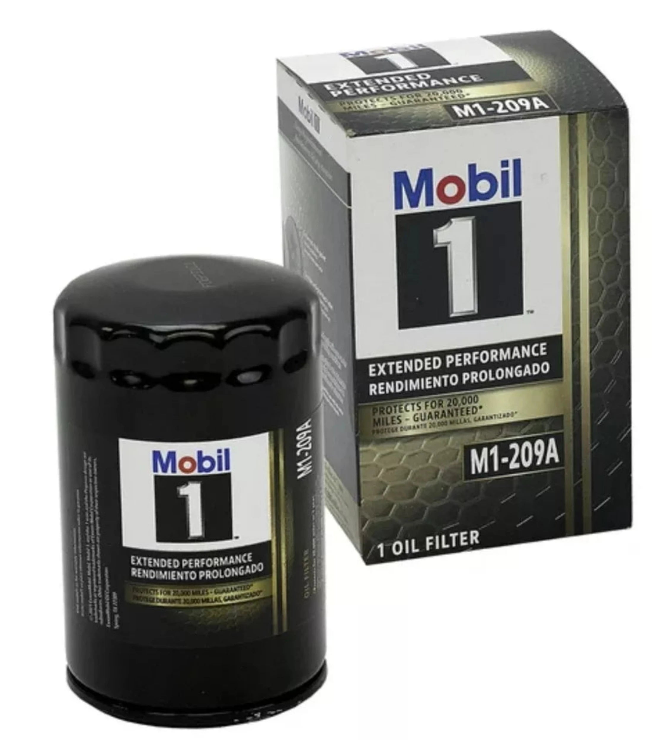 Mobil1 M1-209A Premium Extended Performance 20,000 Mile Oil Filter ...