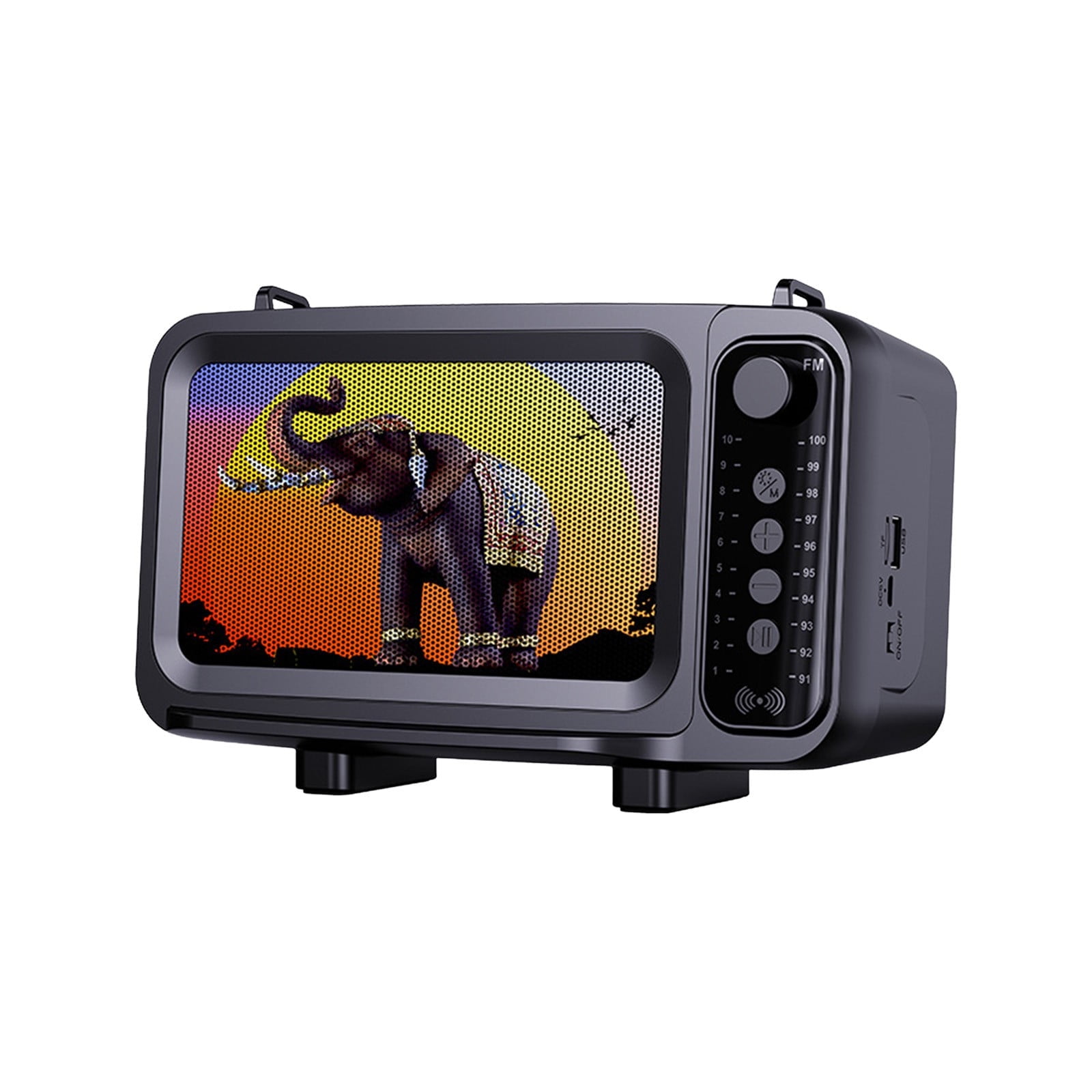 Mobile Audio Portable Wireless Bluetooth Small Speaker Solar Card Fm ...