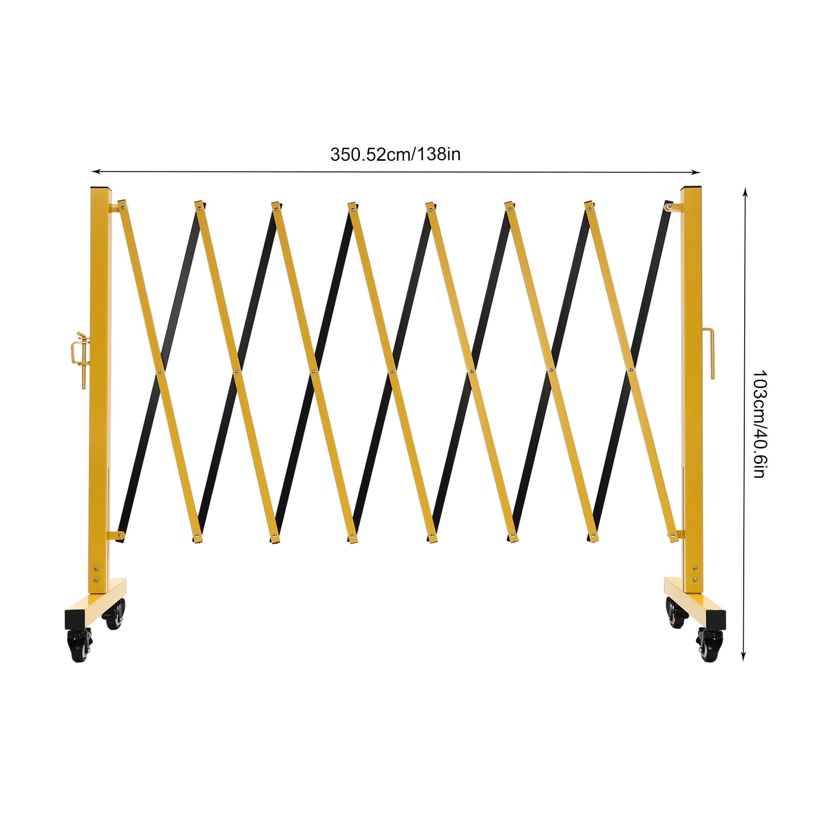 Mobile Barrier Gate, Adjustable Traffic Fence, Expandable Metal Barrier ...