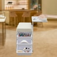 Mobile Beauty Salon Nail Cart with 3-Tier Drawers 4 Universal Wheels ...