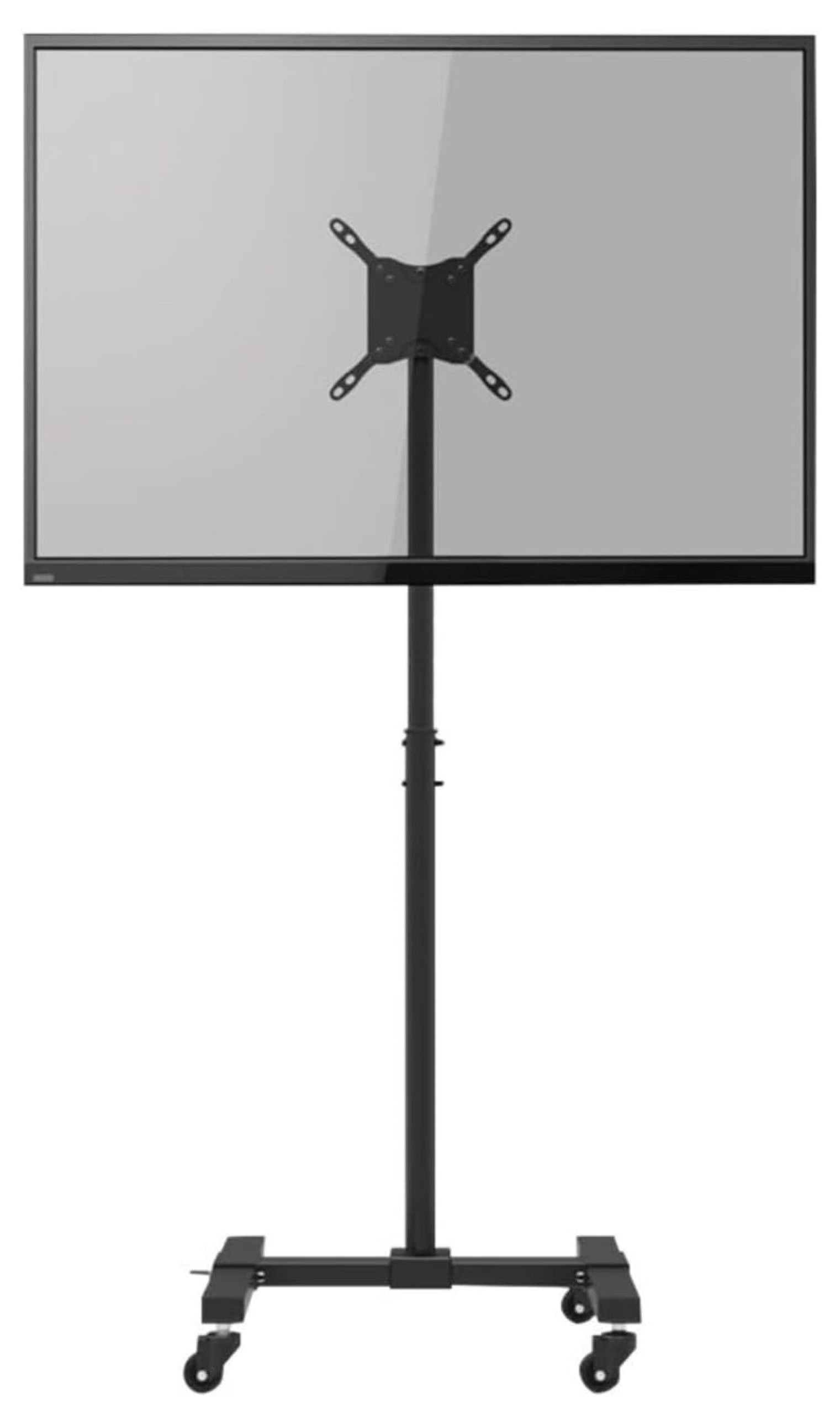 Mobile Cart TV Stand Height-Adjustable Locking Casters 13-42in ...