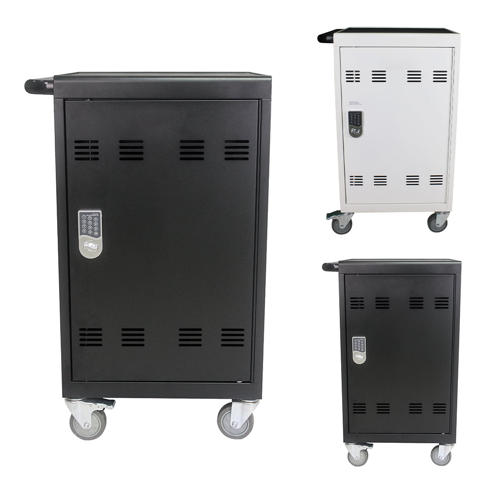 Mobile Charging Cart And Cabinet For Tablets Laptops 30-Device With ...