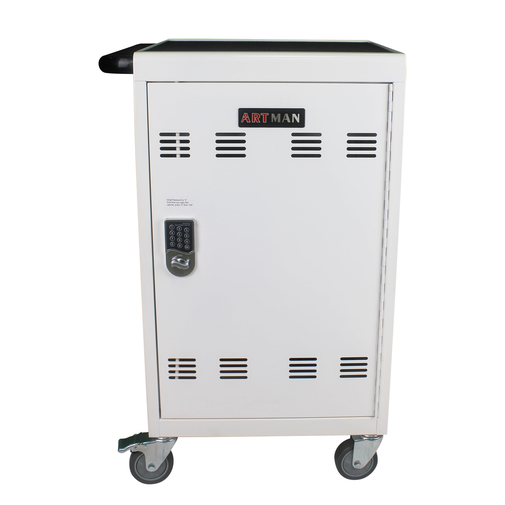 Mobile Charging Cart and Cabinet for Tablets Laptops 30-Device with ...