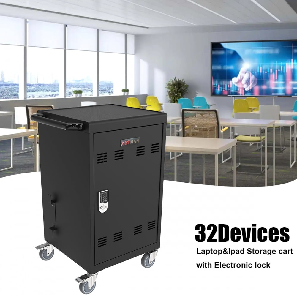 Mobile Charging Cart Docking 30 Device,Laptop Storage Rack with ...