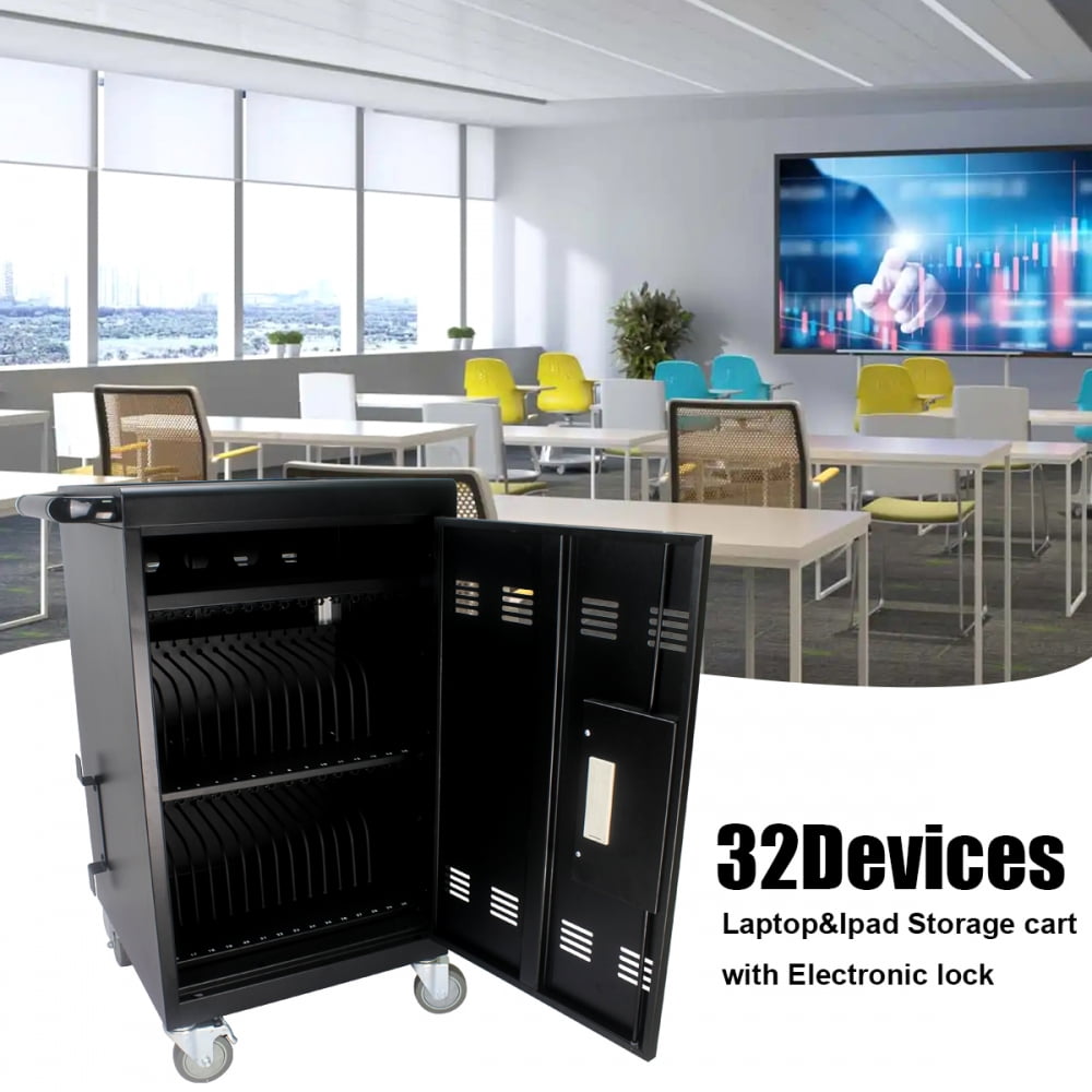 Mobile Charging Cart Docking 30 Device,Locking Storage Charging Cart ...