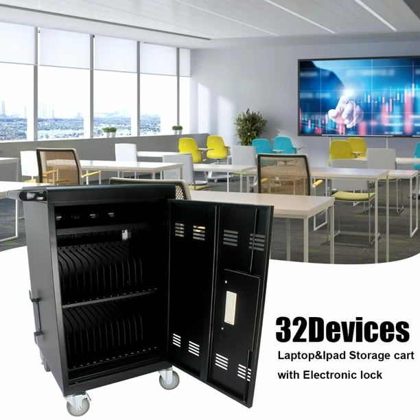 Mobile Charging Cart Docking 30 Device,Locking Storage Charging Cart ...