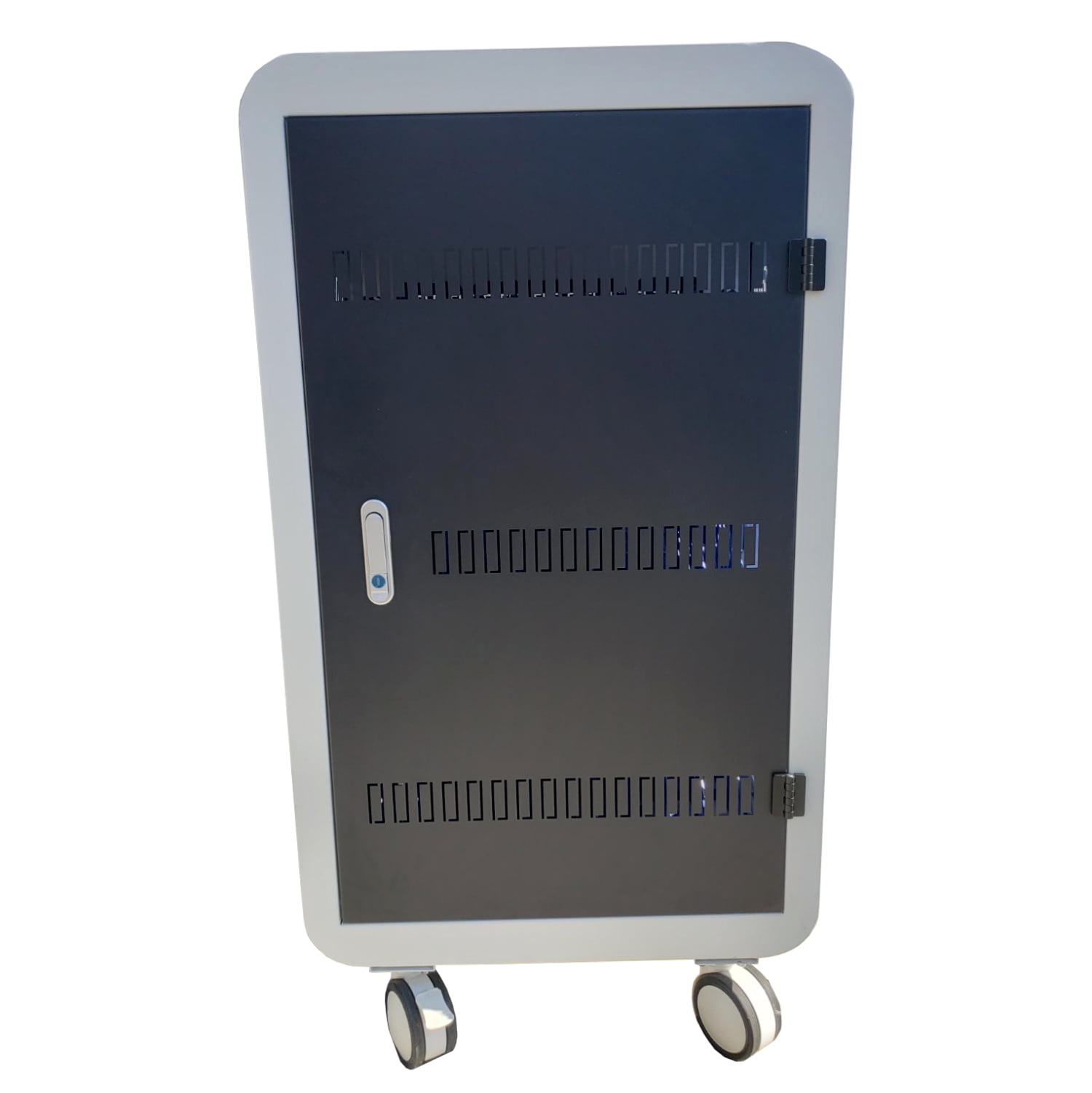 Mobile Charging Storage Cart for 30 Laptops Tablets Chromebooks ...