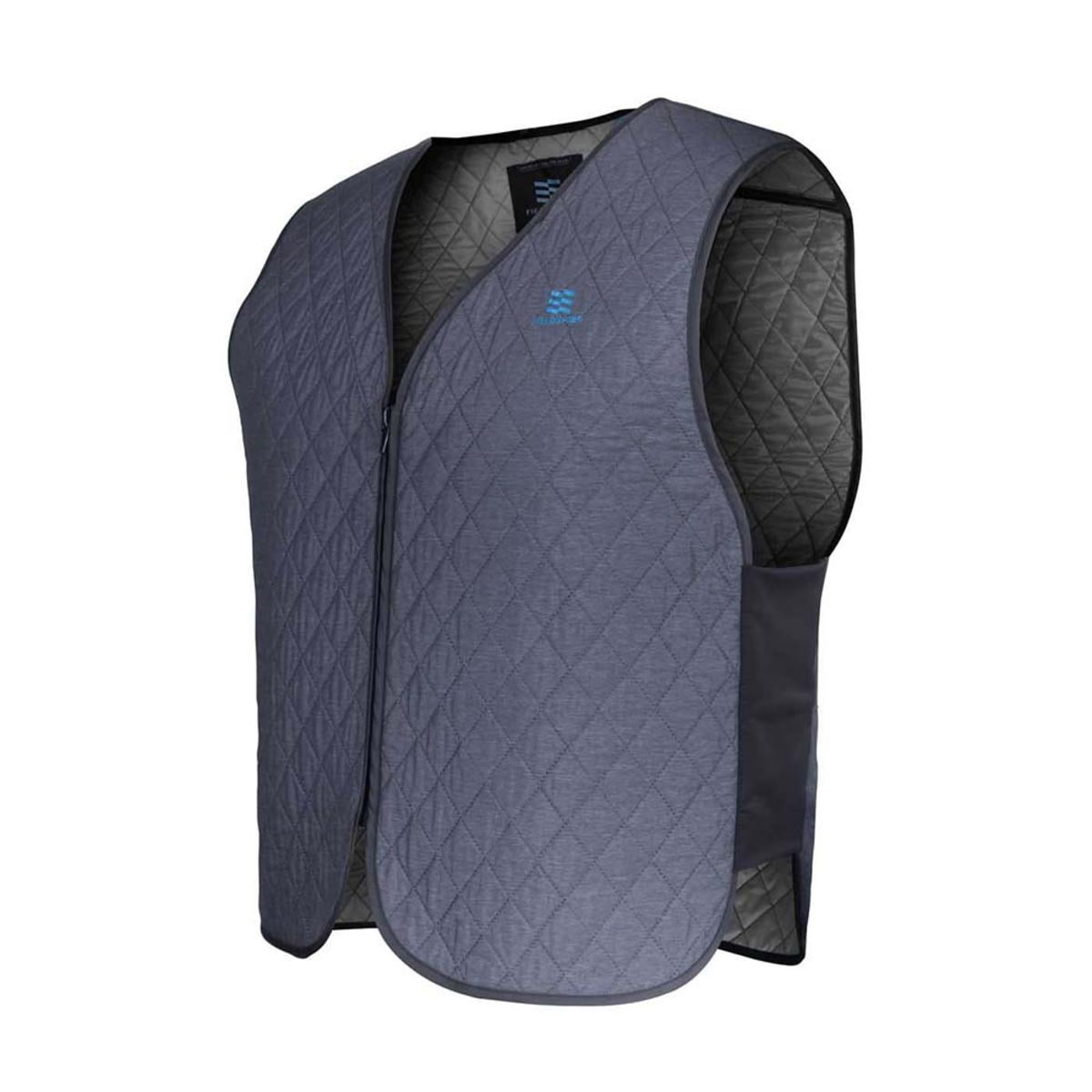 Mobile Cooling Technology V-Neck Zipper Polyester, Cooling Vest (Men's ...