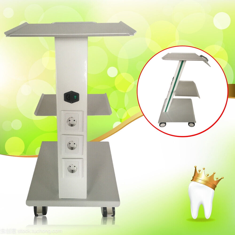 Mobile Dental Trolley Cart Built-in Socket Medical Trolley Equipment ...