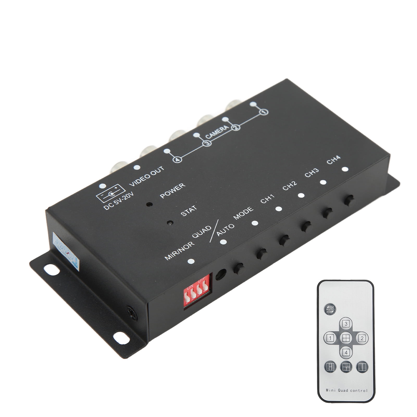 Mobile Digital Video Splitter 4 Channel Mini Video Splitter 720P for ...