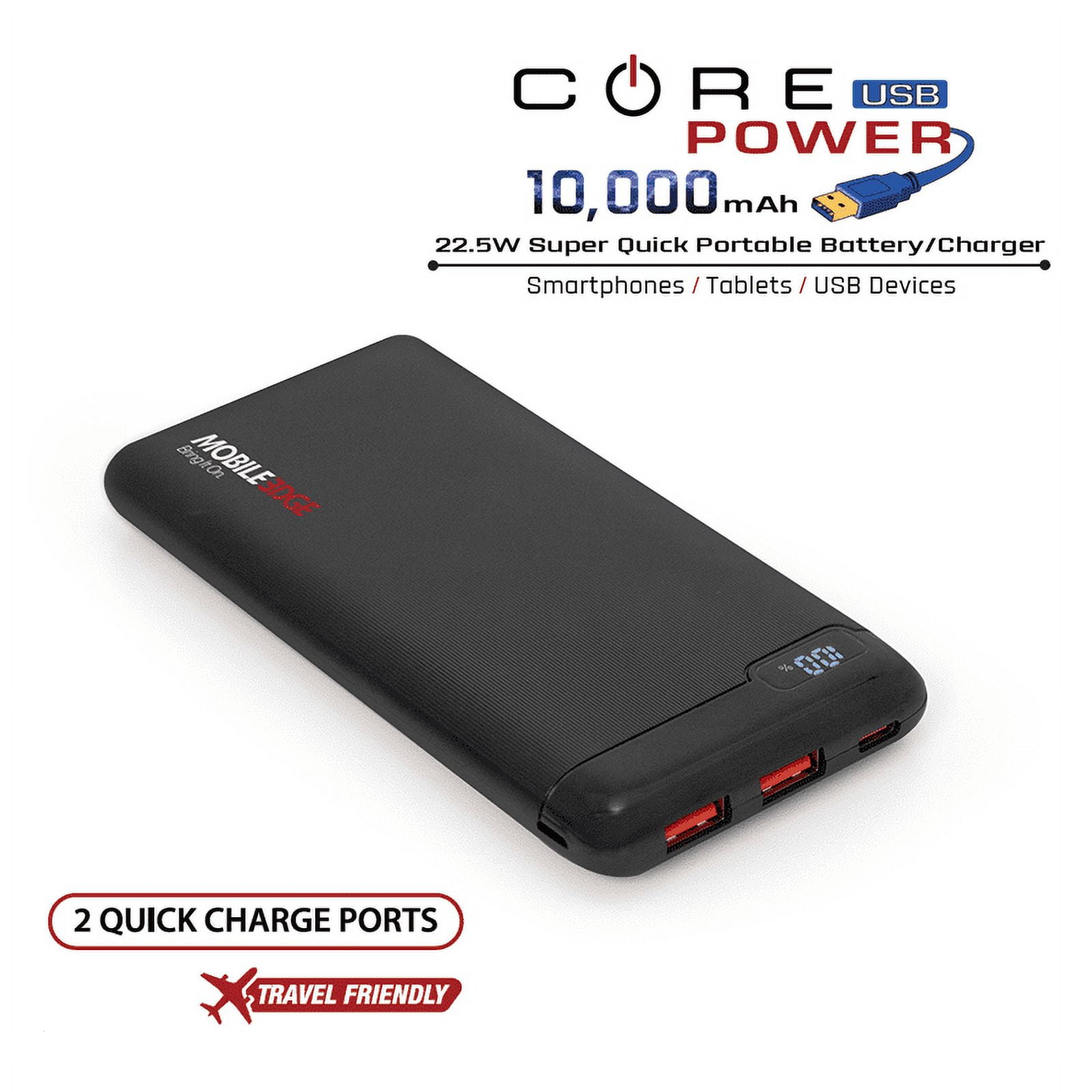 Mobile Edge CORE Power 10,000mAh USB Charger - Walmart.com