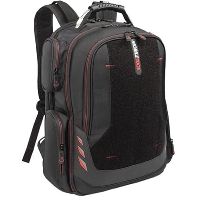 Mobile Edge Core Gaming Backpack - Black & Red Trim - Walmart.com