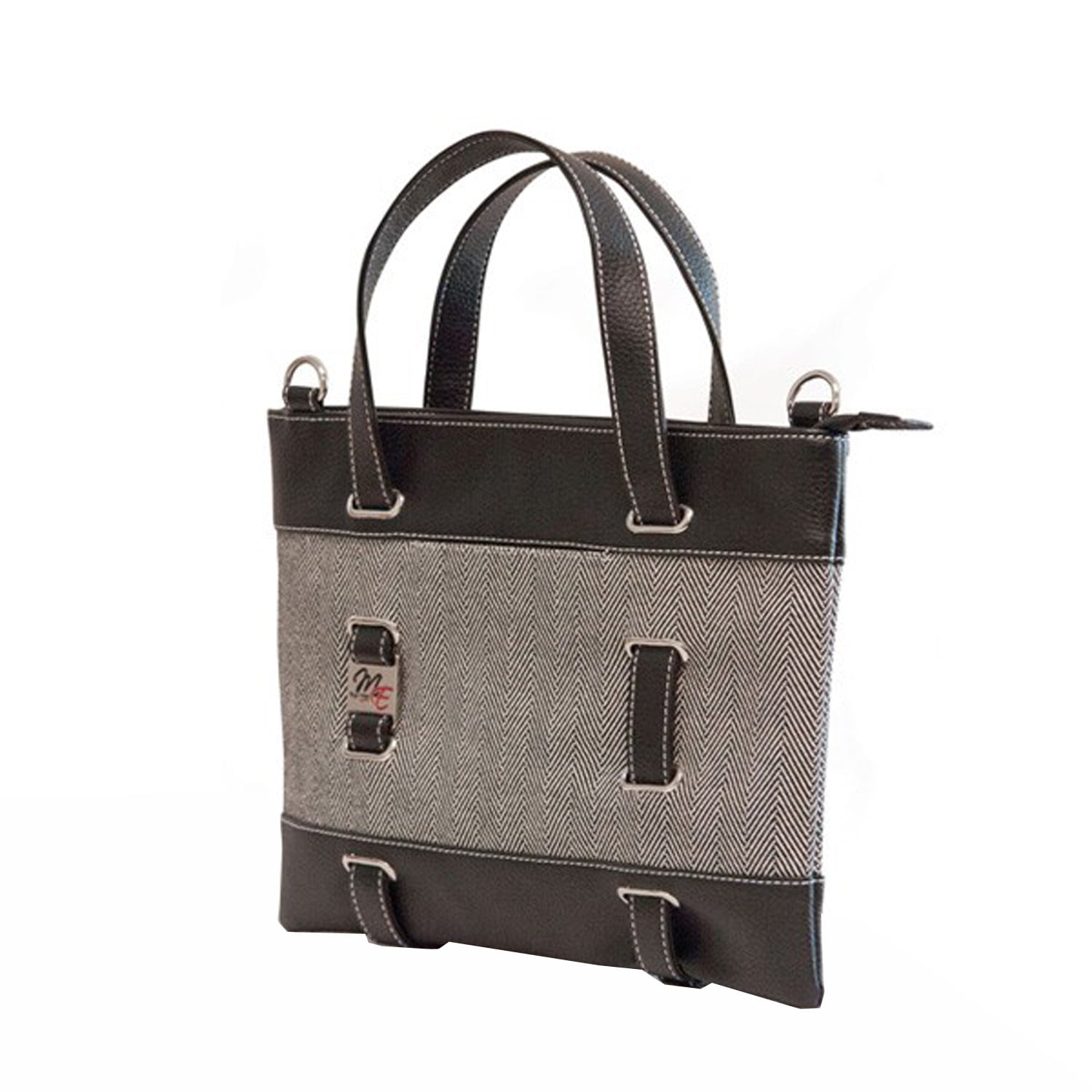 Mobile Edge Herringbone 11-inch Tablet Tote, Black/White - Walmart ...