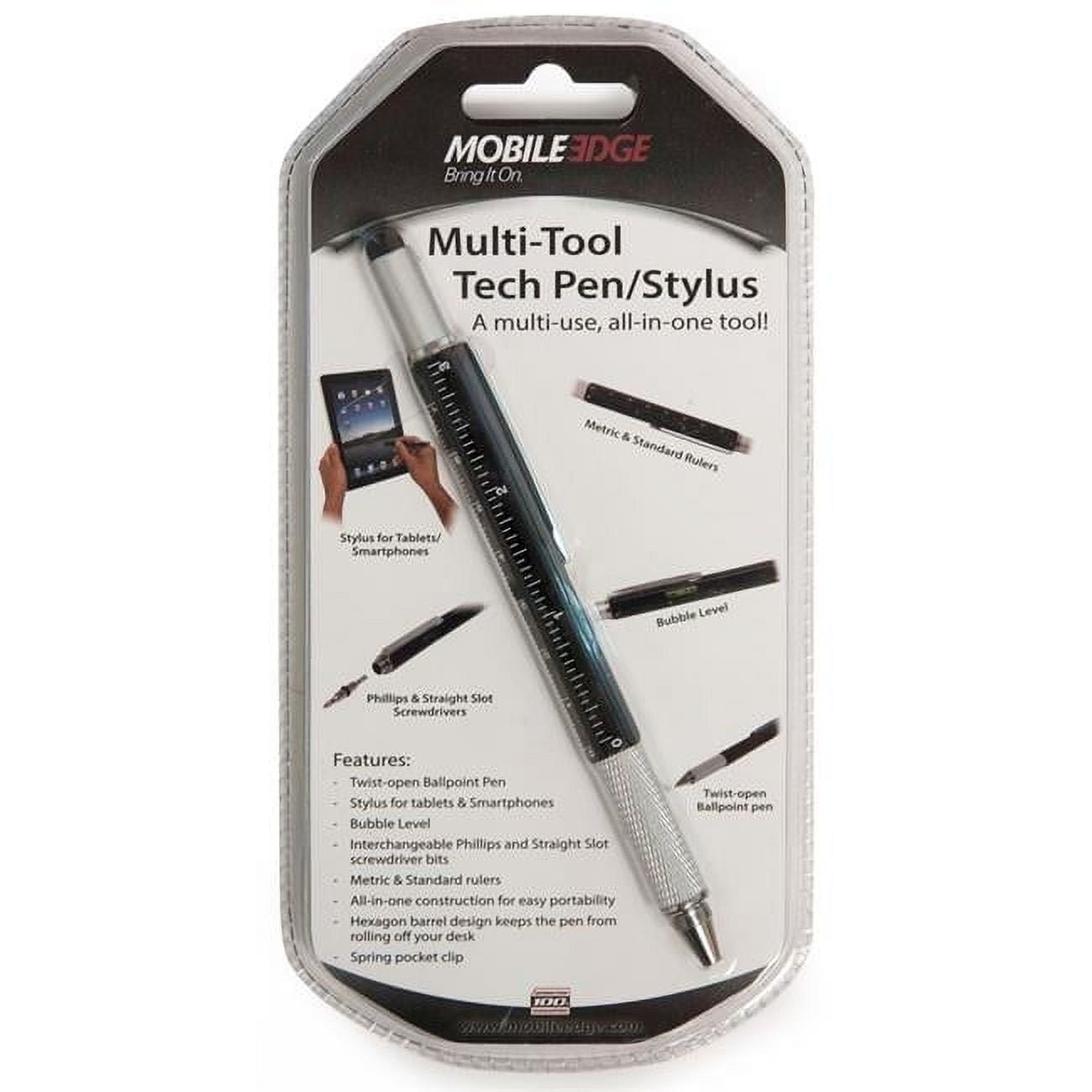 Mobile Edge Multi-Tool Stylus-Pen - Black - Walmart.com