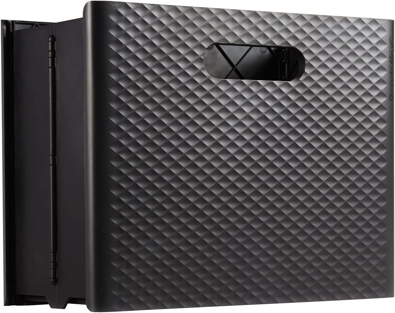 Mobile File Box with Handles, Easy Set Up, Collapse Down and Store Away ...