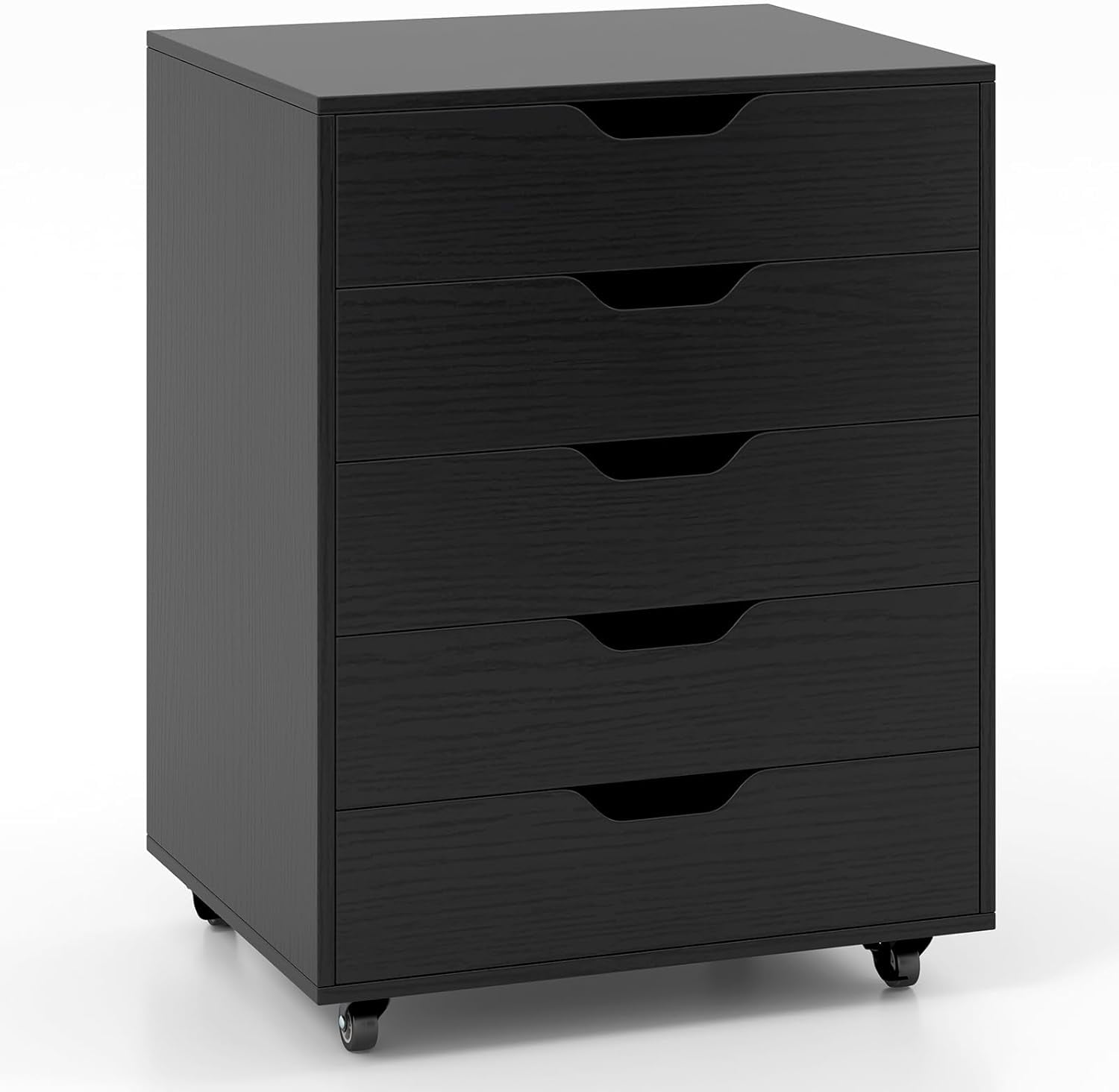 Mobile File Cabinet with Drawers, Wheels, Rolling Lateral Filing ...