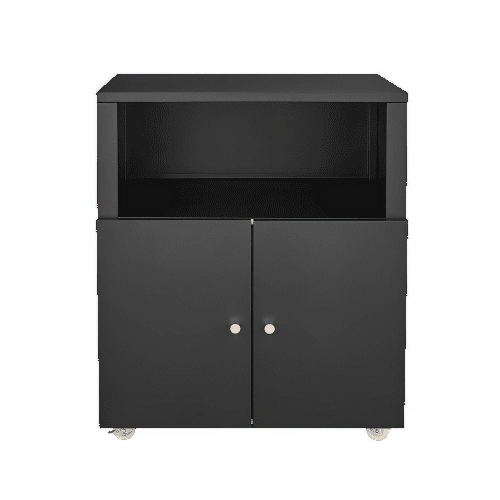 Mobile File Cabinets,Home Office Printer Stand with 4 Wheels, Printer ...