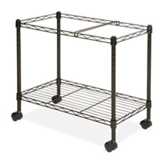 Mobile Filing Cart, Ltr-Lgl, 12.88 in. x 25.75 in. x 20.5 in., Black ...