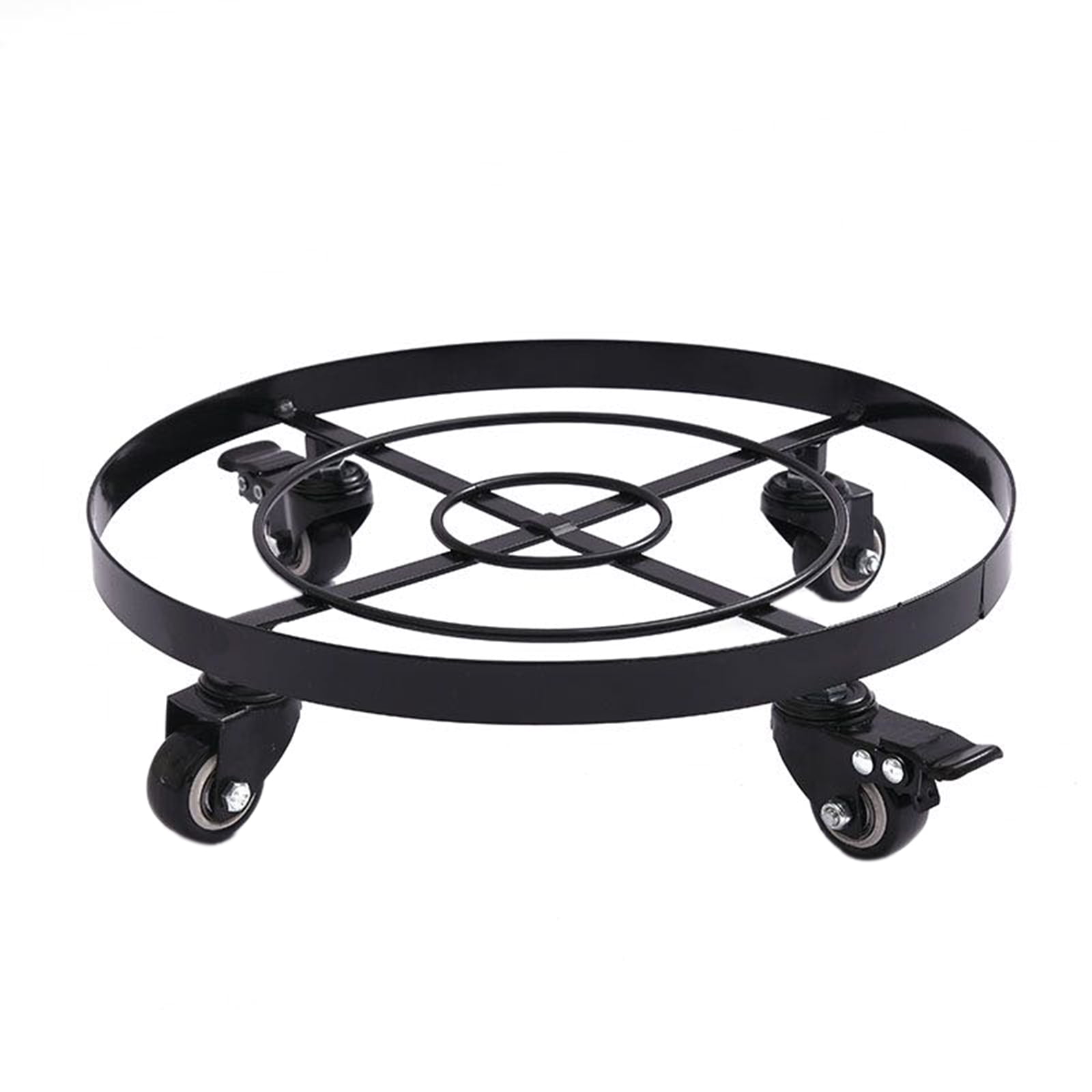 Mobile Flower Stand with Universal Wheels Metal Movable Flower Pot ...