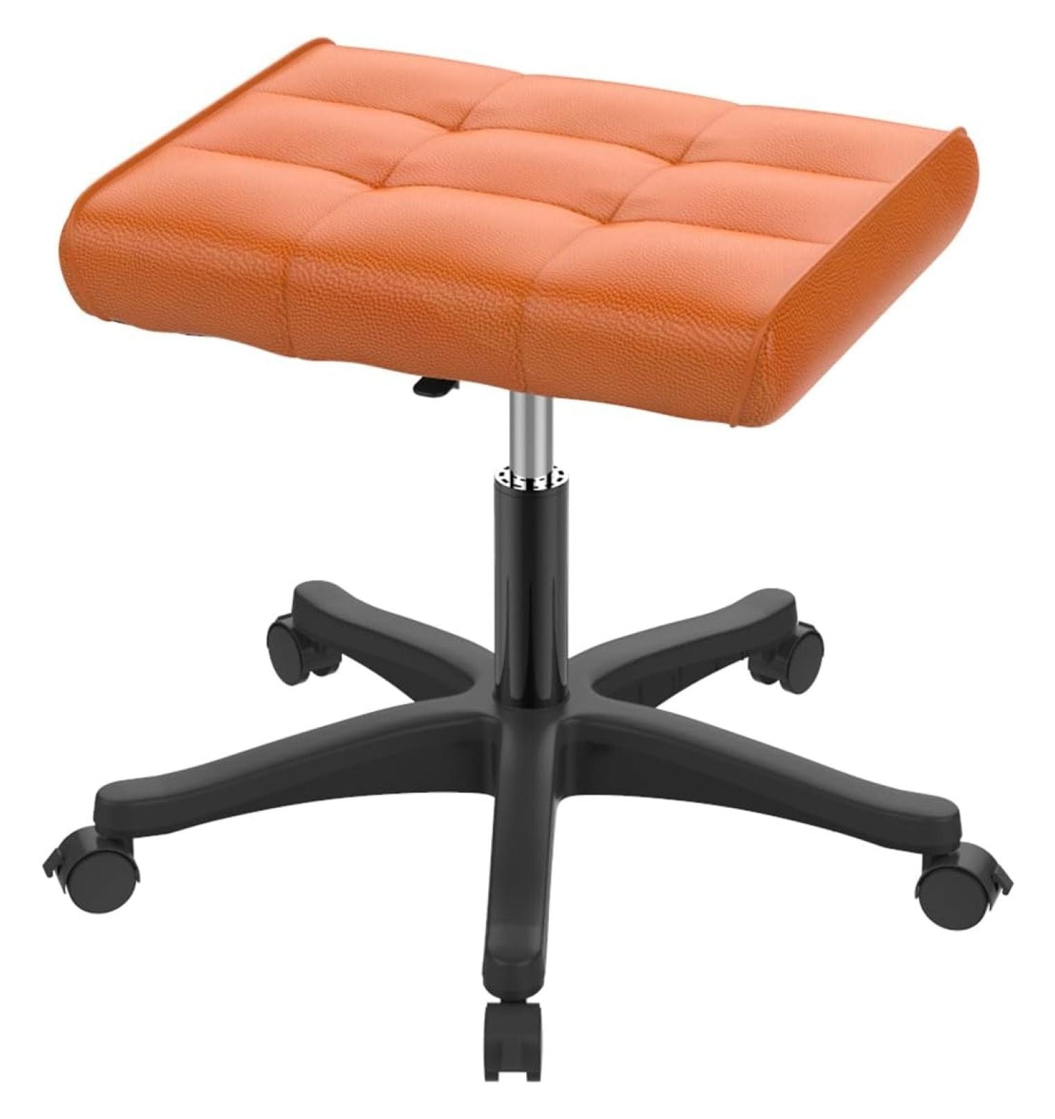 Mobile Footrest Stool, Multi-Use Stool with Lockable Wheels, Under Desk ...