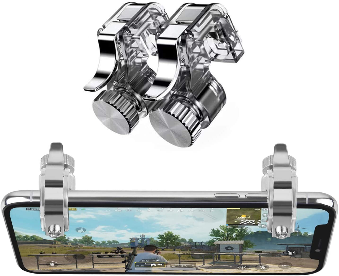 Mobile Game Controllers, Phone Triggers for Mobile Phone, Shooter Sensitive Controller Joysticks ...