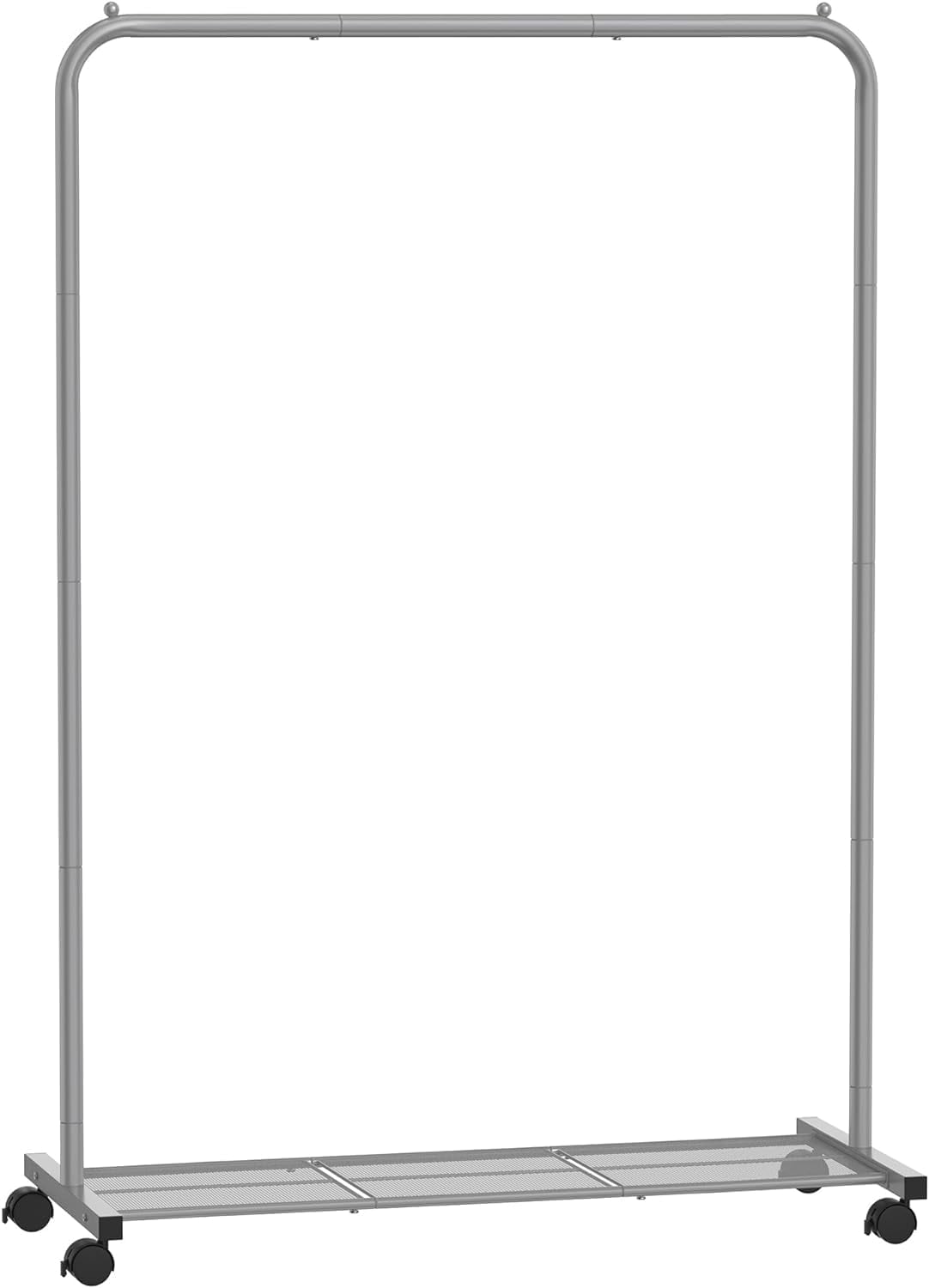 Mobile Garment Rack with Storage Shelf - Heavy Duty 110 lb Capacity ...