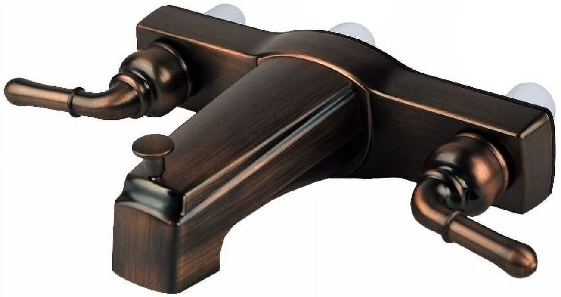 Ashfield 2-Handle Roman Tub Trim, less Hub & Handles in Rustic Bronze ...