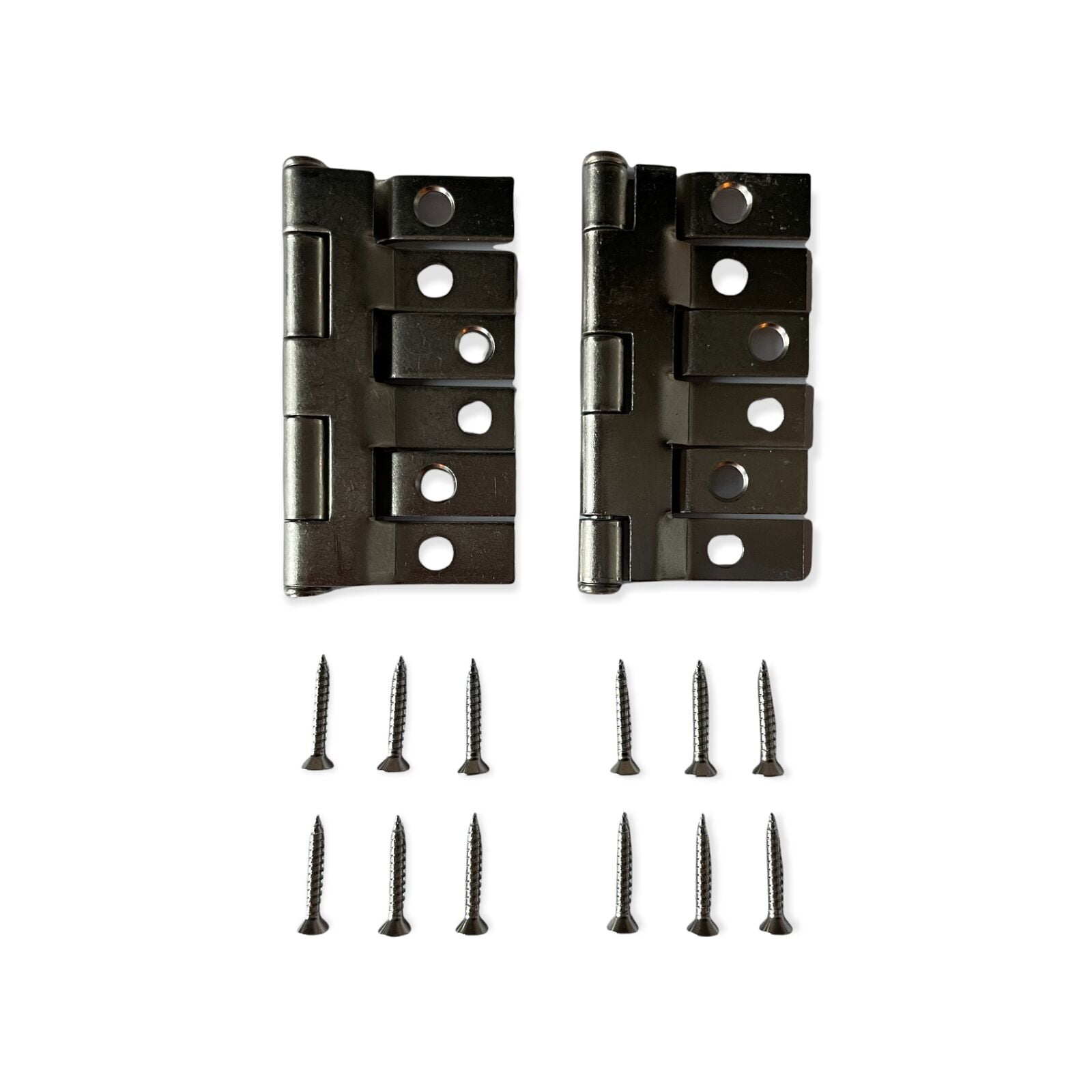 Fastec Satin Nickel 6 Finger Hinge, 2 Pack, For Interior Doors ...