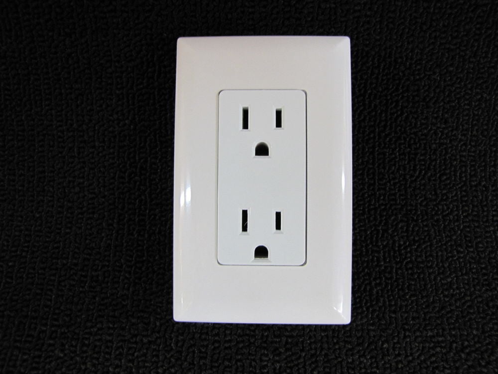 Mobile Home Self Contained Outlet White Includes Cover Plate for RV and ...