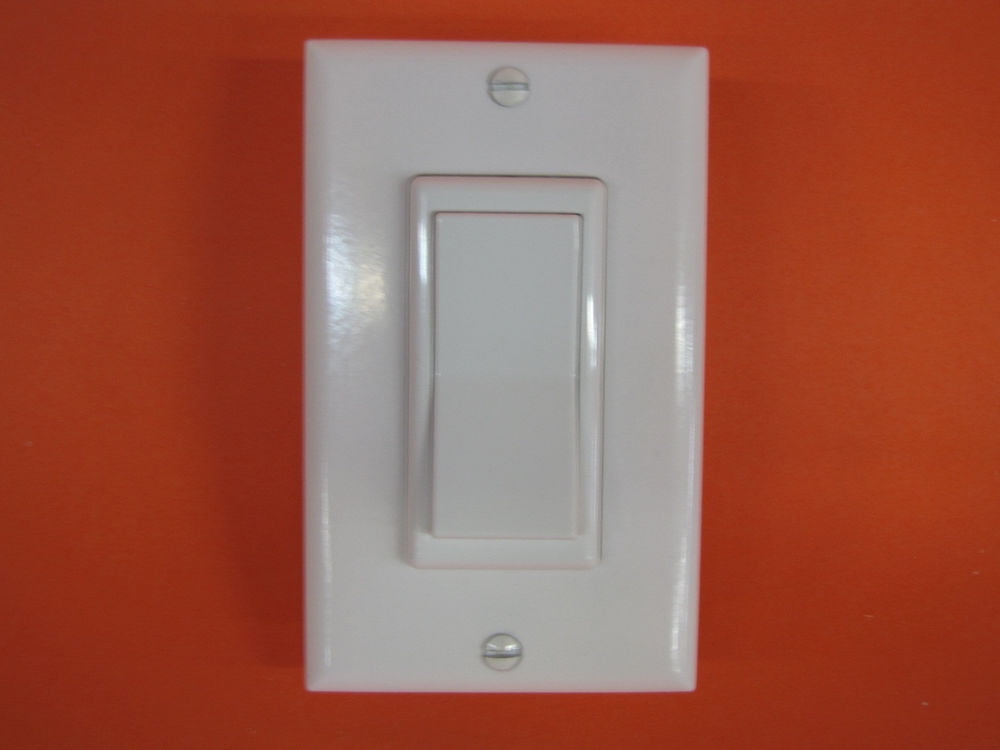 Mobile Home RV Rocker Switch, Self Contained, Includes Cover Plate ...