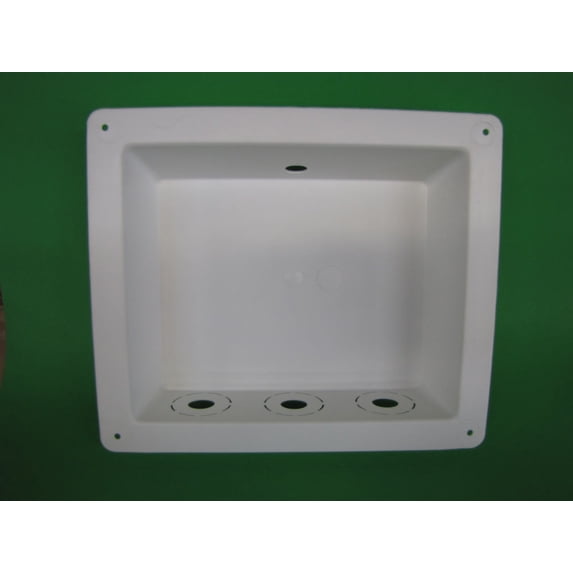 Mobile Home Washing Machine Outlet Box, 11"x9.5" flange - Walmart.com