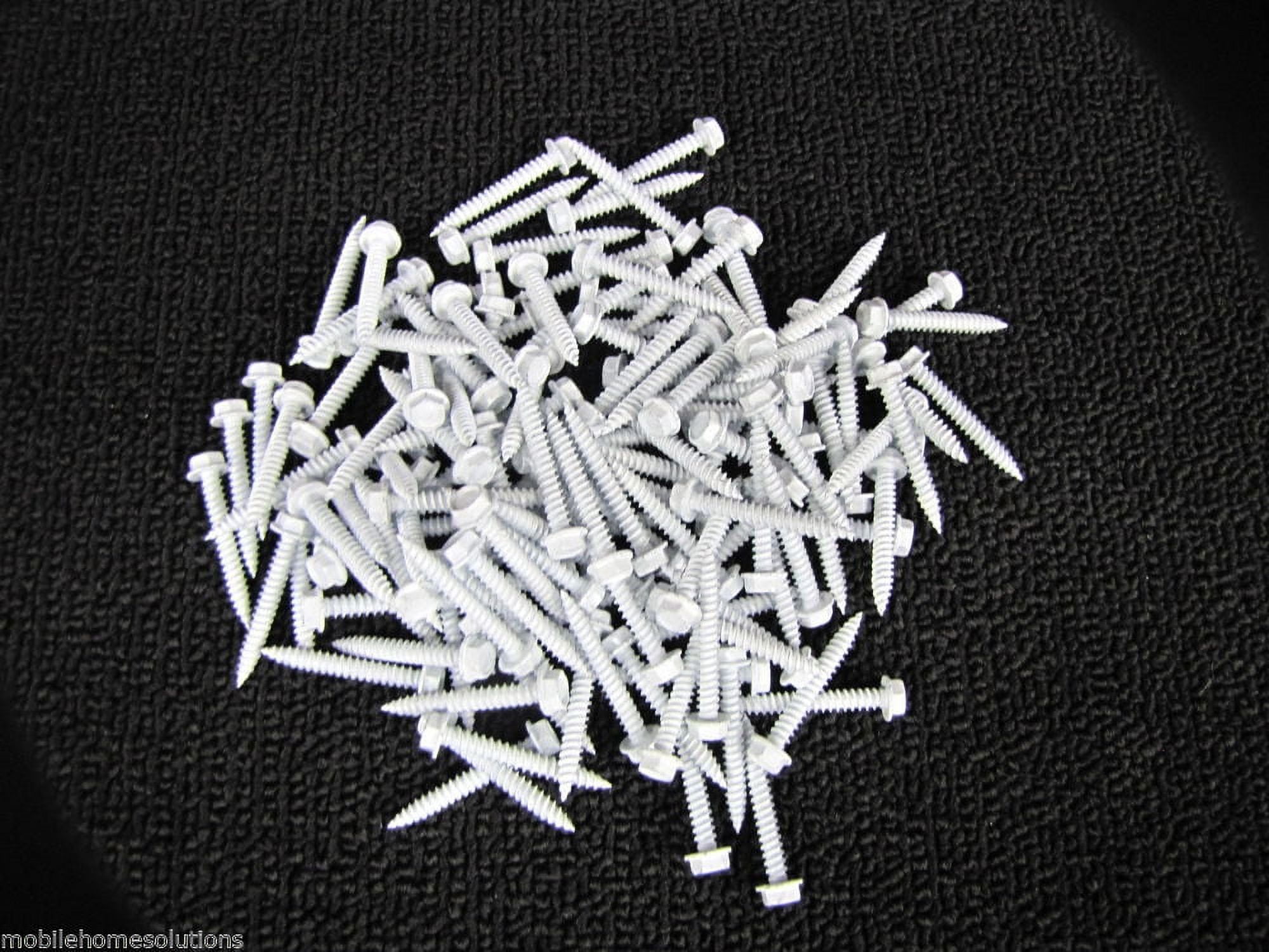 Mobile Home White, Hex Head Screws RV Part, 100 Piece - Walmart.com