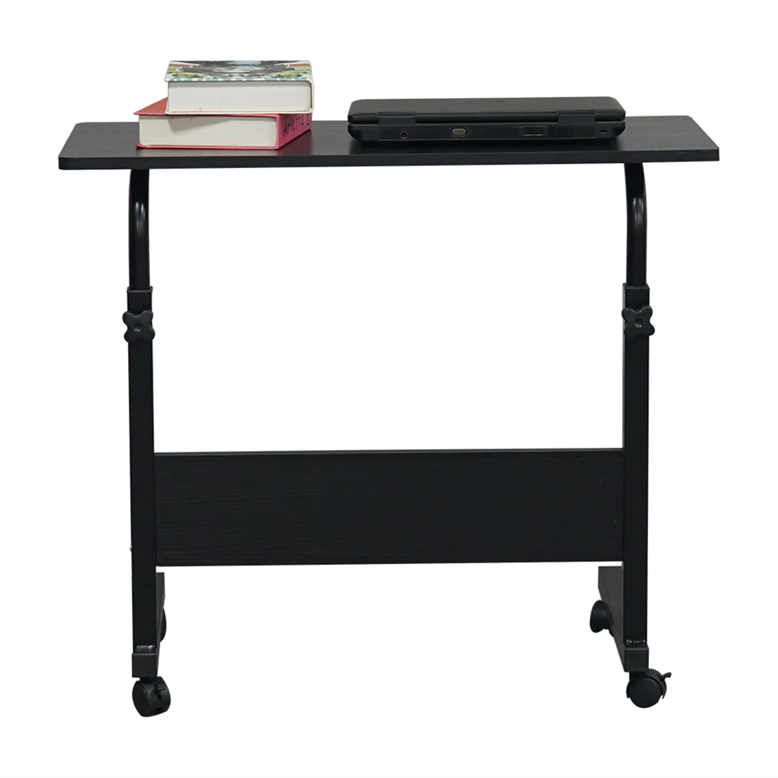 Mobile Laptop Desk Cart, Sturdy Laptop Desk with 4 Casters, Rustproof ...