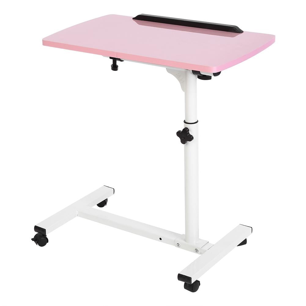 Mobile Laptop Table, Small Standing Desk, Angle & Height Adjustable ...