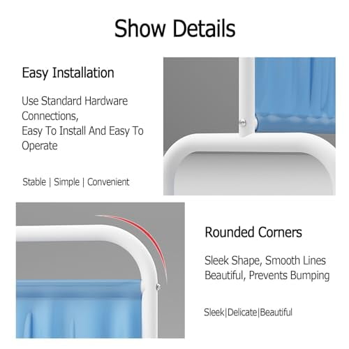 Mobile Medical Privacy Screen,1-5 Panels Folding Rolling Privacy Screen ...