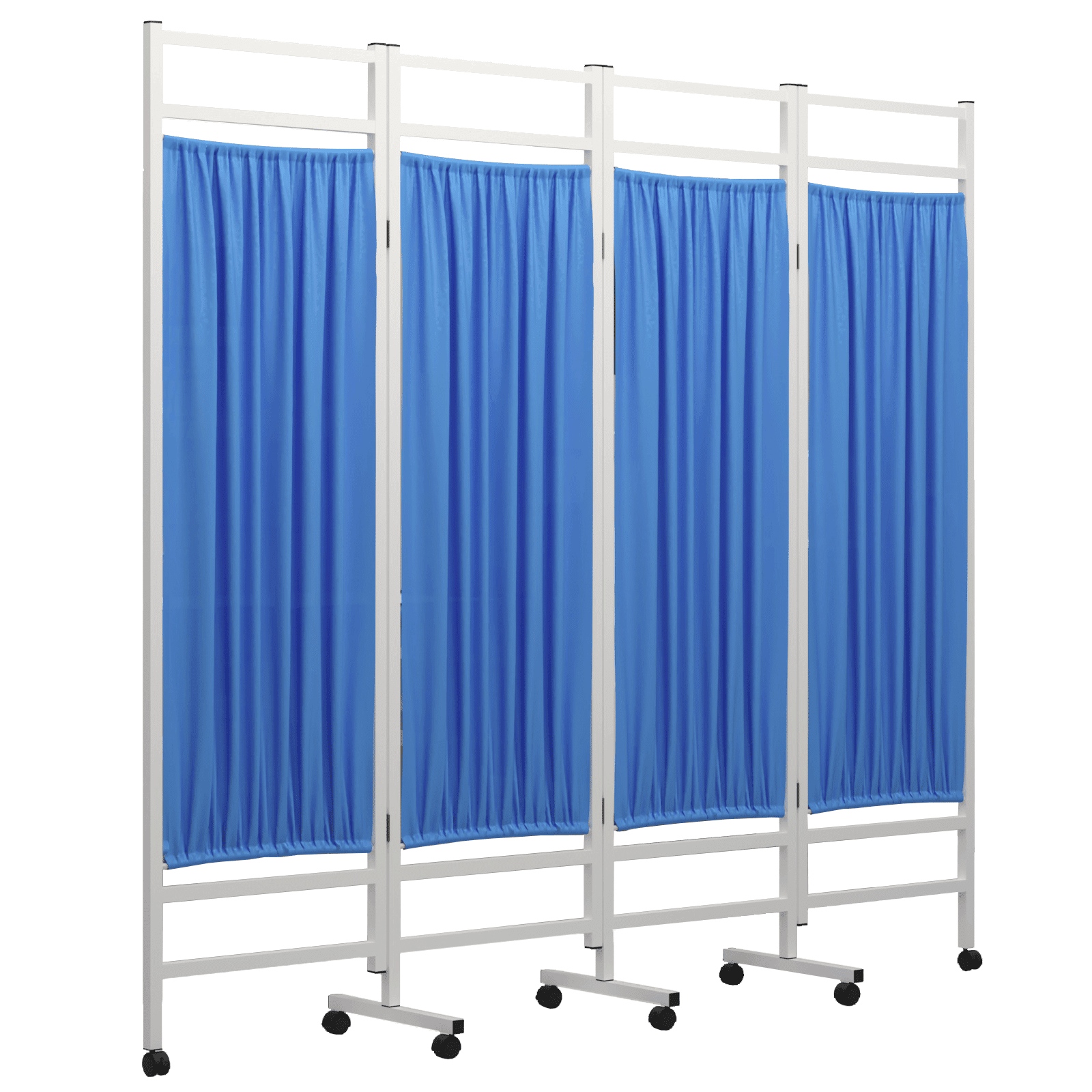 Mobile Medical Privacy Screen Room Divider, 6 ft Tall Folding Portable ...