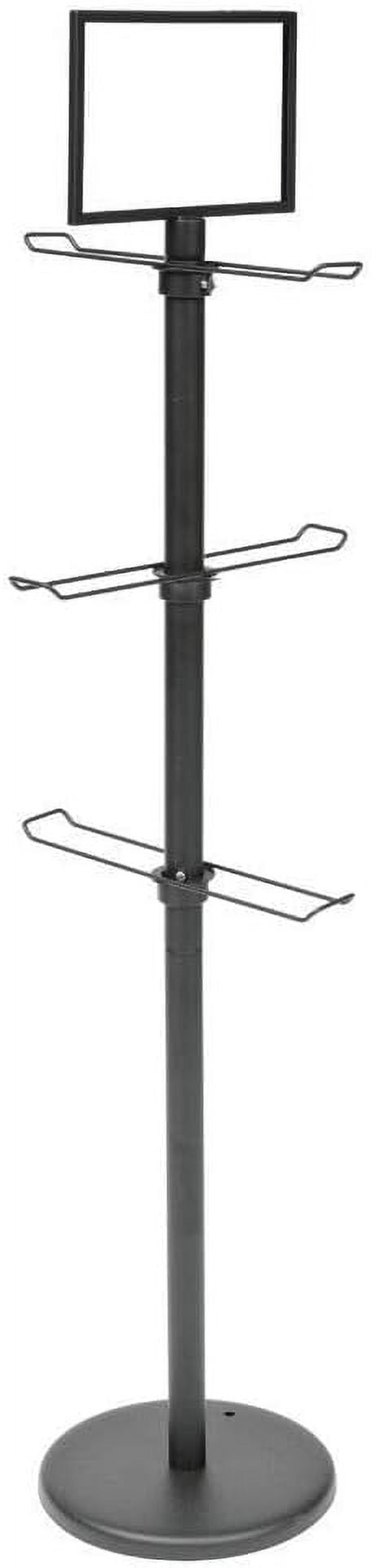 Mobile Merchandisers Tote Bag Rack 3 Tier 57 3/4"H Black - Walmart.com