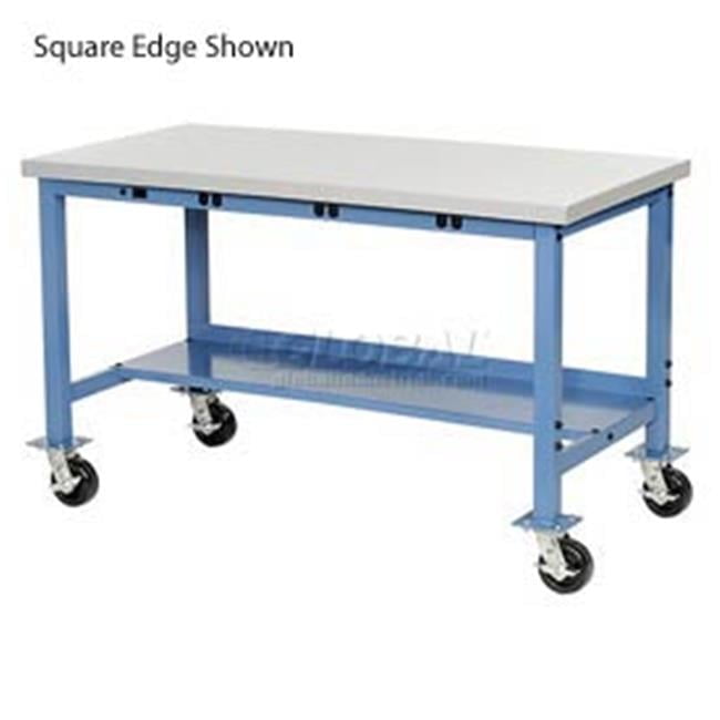 Mobile Packaging Workbench with Power Apron Plastic Laminate Safety ...