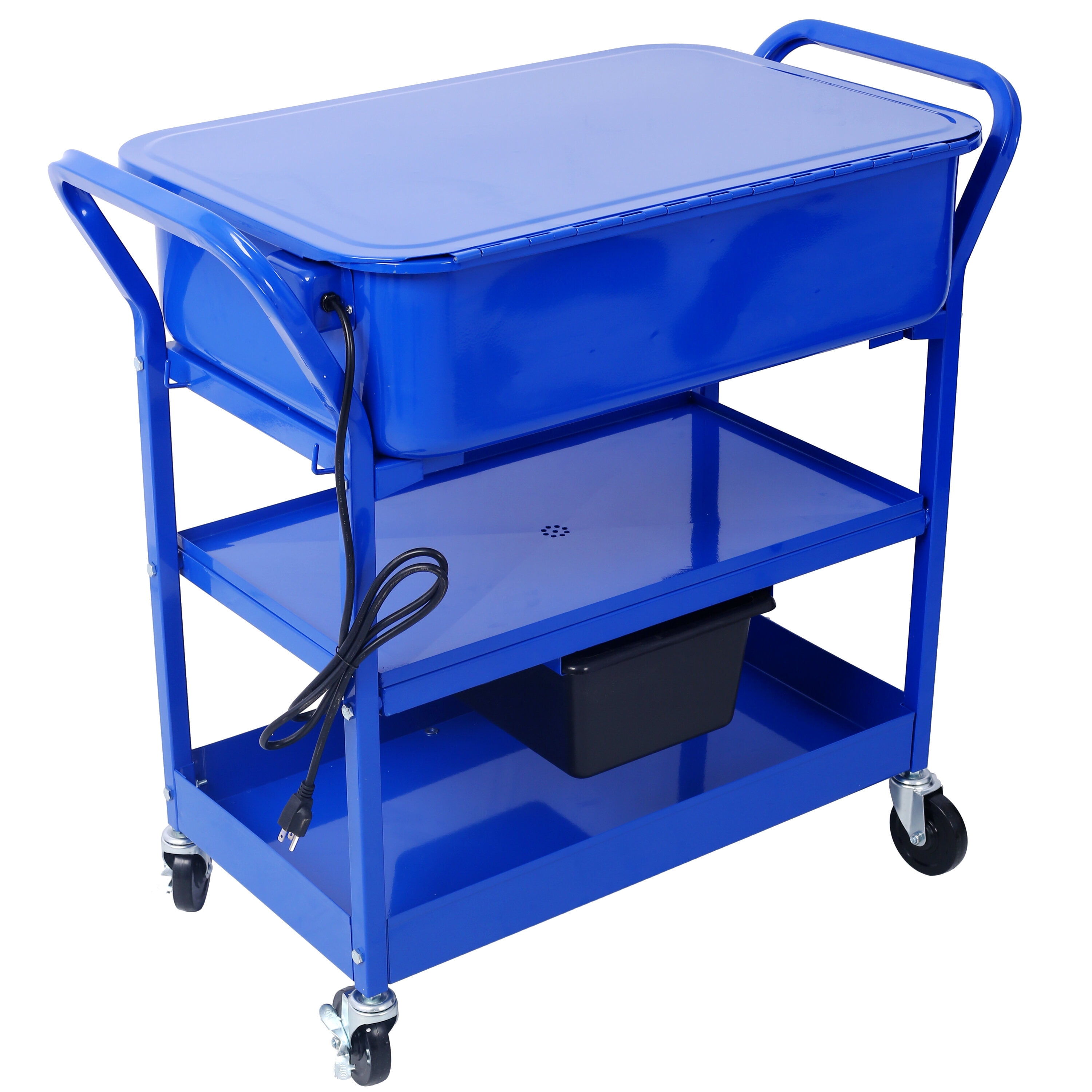 Mobile Parts Washer, 20 Gallon Capacity Portable Parts Cleaner for Use ...
