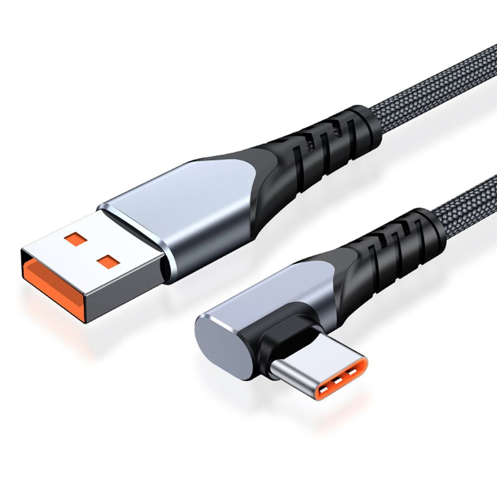 Mobile Phone 6A SCP USB C Charger Cable 90 Degree USB C to USB Type C ...
