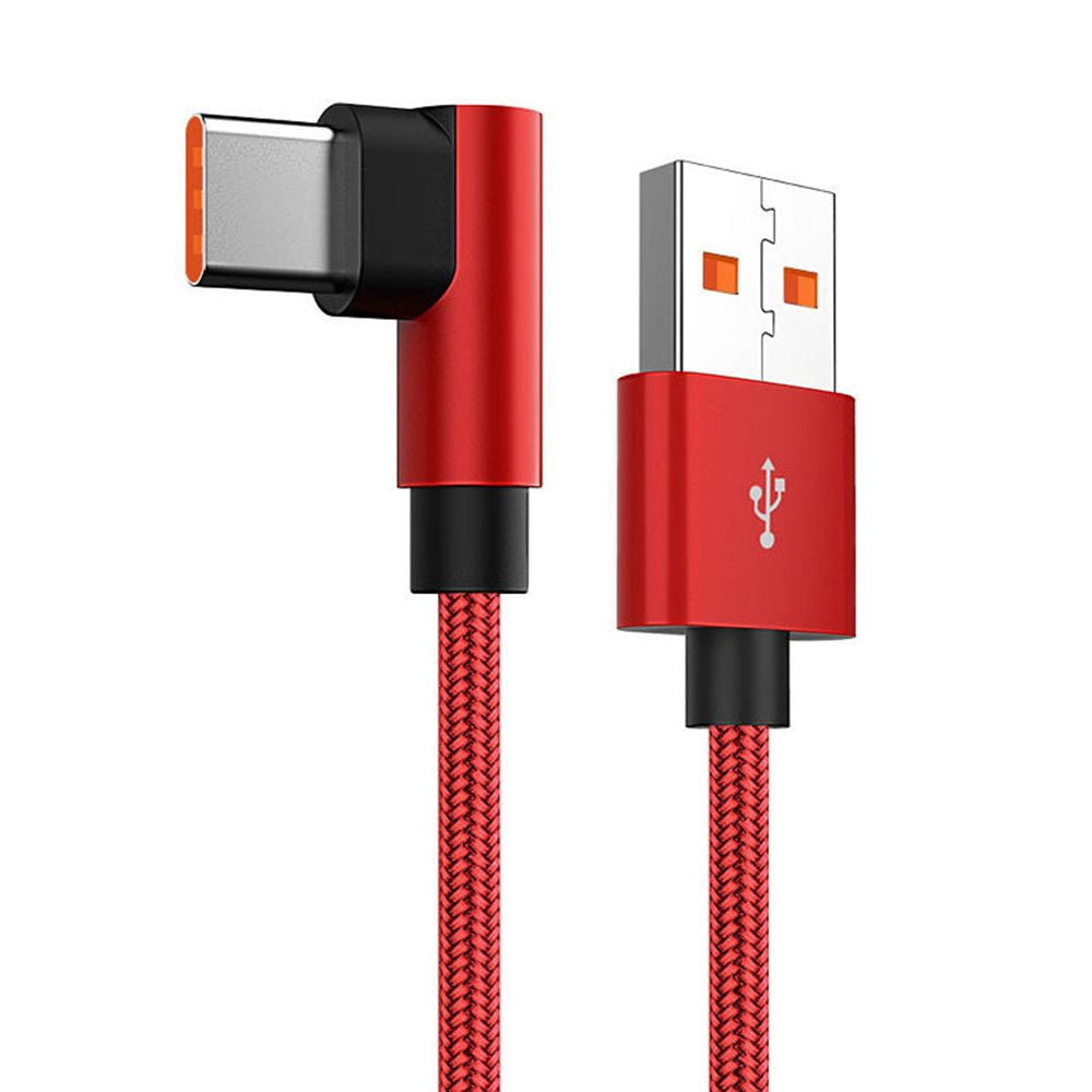 Mobile Phone 90 Degree Quick Charge 4.0 6A USB C to USB Type C Cable ...
