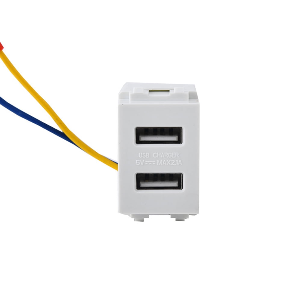 Mobile Phone Charging Panel Dual USB Power Module 220V Socket 5V ...