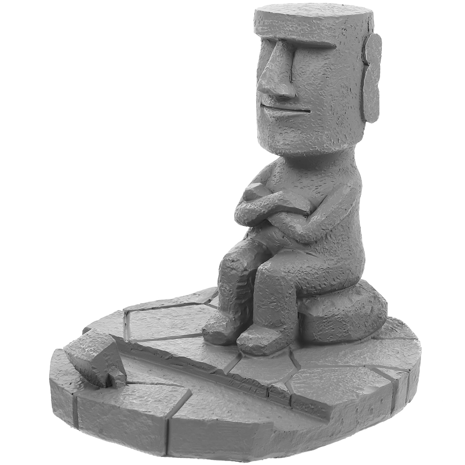 Mobile Phone Holder Smartphone Bracket Moai Statue - Walmart.com