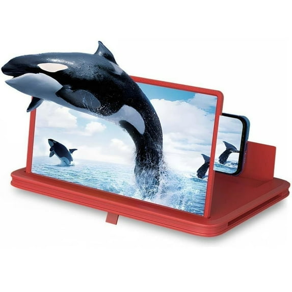 Mobile Phone Magnifier Screen, 2026 HD Foldable Stand & Movie Amplifier ...