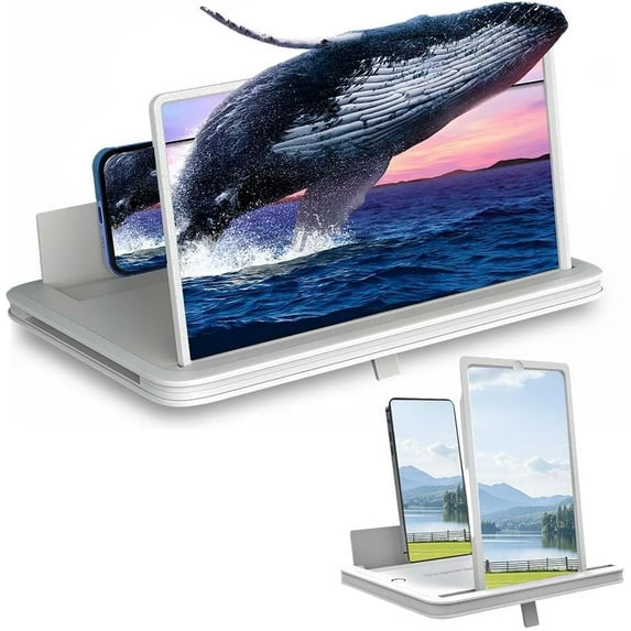 Mobile Phone Magnifier Screen, 2026 New 3D HD Magnifying Projector ...