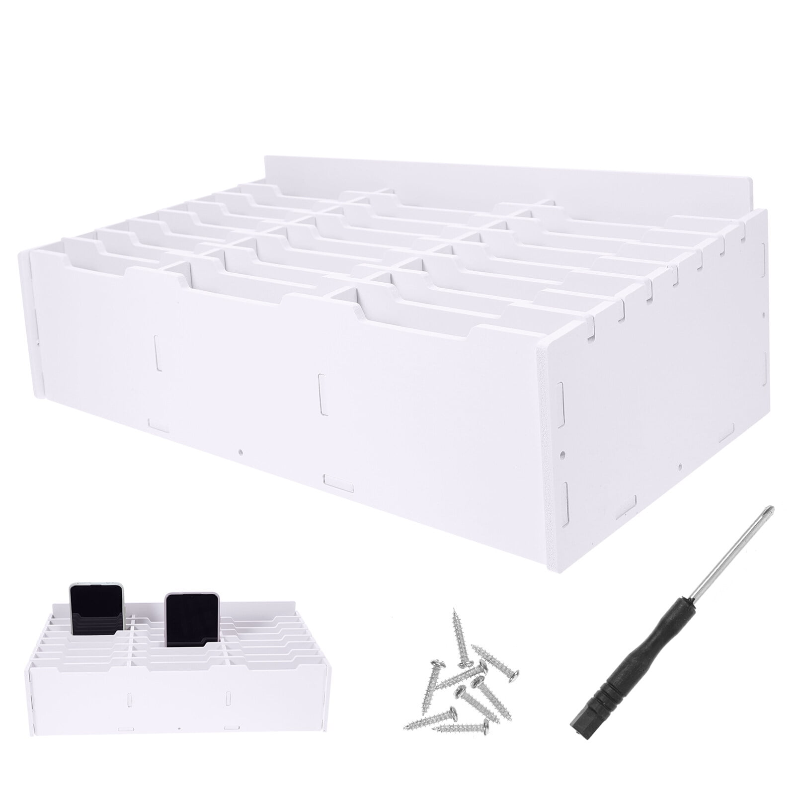 Mobile Phone Storage Box Cell Stand Calculator Holder Classroom Desktop ...